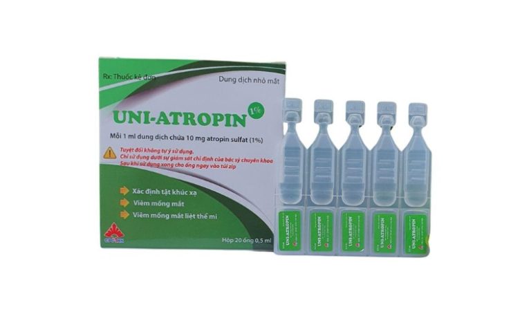 4 Dấu hiệu sử dụng quá liều thuốc nhỏ mắt atropin 1%